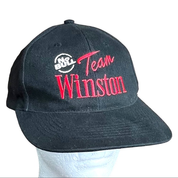 Winston | Accessories | Vintage Team Winston No Bull Black Snapback Hat ...